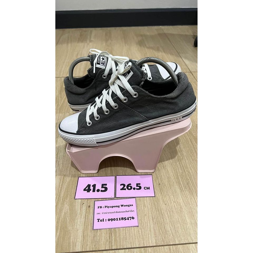 รองเท้าผ้าใบมือสองสภาพดี CONVERSE 41.5/26.5 | Shopee Thailand