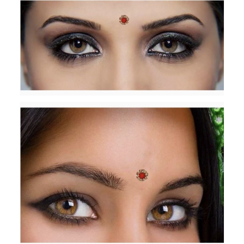 สติกเกอร์บินดี แฟชั่นอินเดีย พร้อมผ้าซารี เลเฮงกา ชุดไทยBindi stickers ...