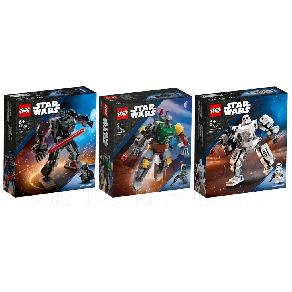 75368 75369 75370 : LEGO Star Wars Darth Vader , Boba Fett ...