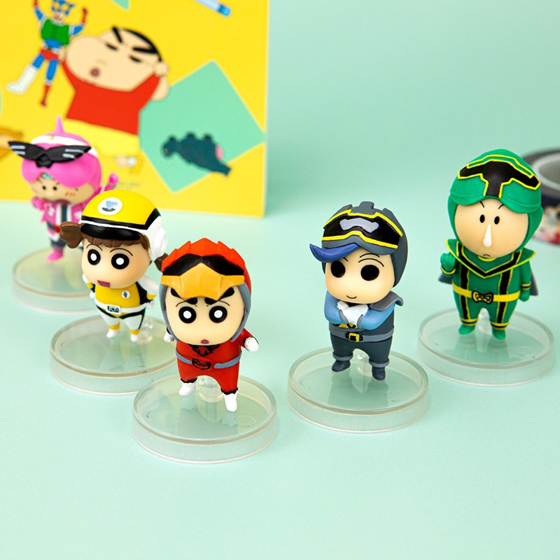 โมเดล ได้ 1 ตัว | Crayon Shinchan Power Ranger Kazukabe Gangster ...