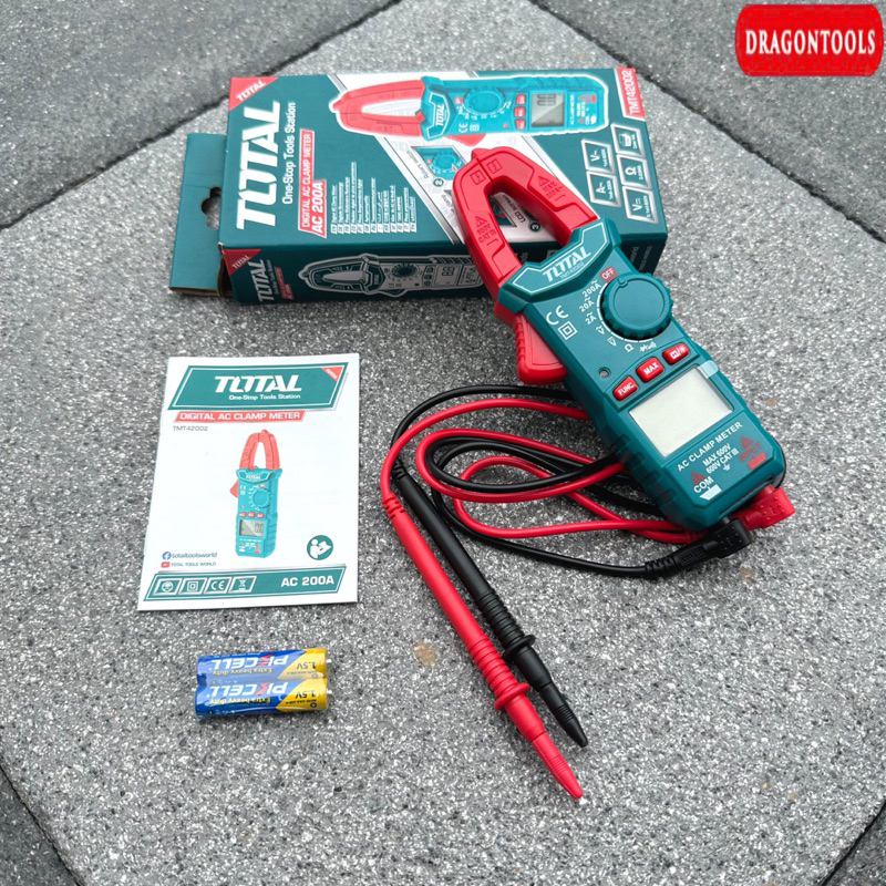 Total แคลมป์แอมป์มิเตอร์ DIGITAL AC CLAMP METER AC200A | Shopee Thailand