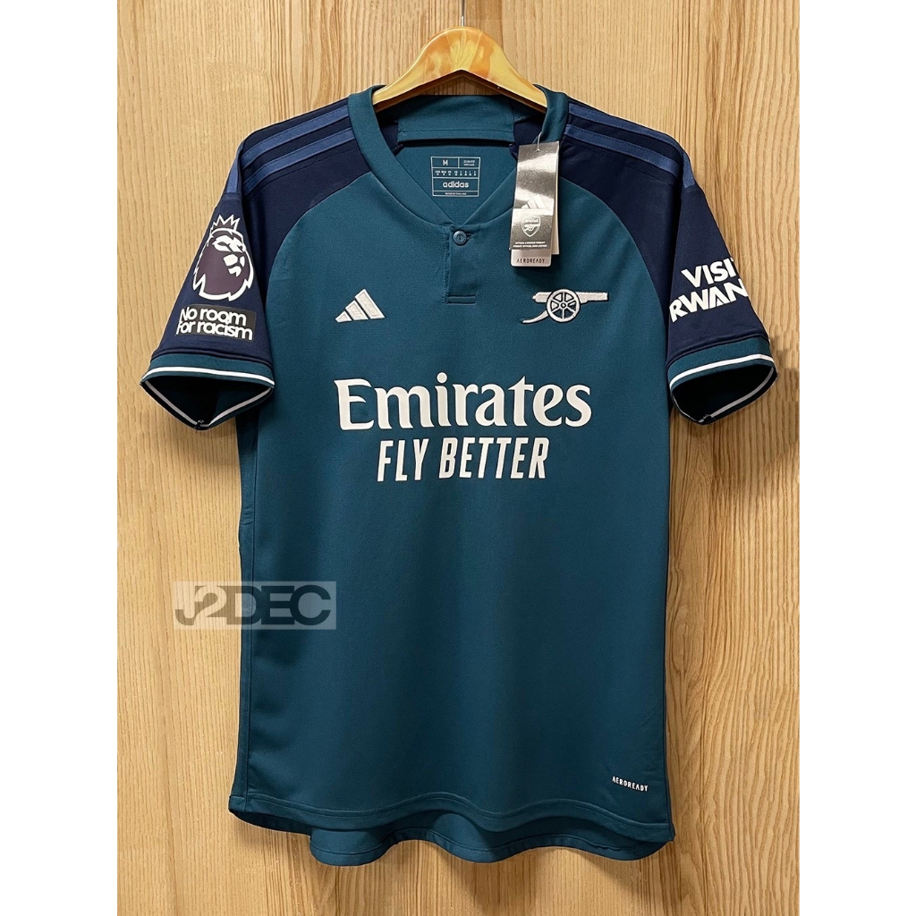 เสื้อฟุตบอล - [เกรดแฟนบอล.] - อาร์เซน่อล - (เยือนปี 23/24.) - [สามารถเฟล็กชื่อนักเตะ / เบอร์นัก ...