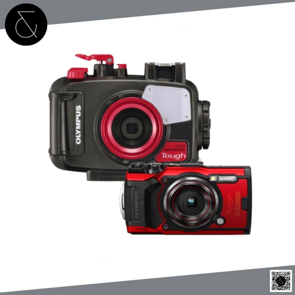 OLYMPUS - Olympus Tough TG6 + Housing Set (Black, Red) กล้องกันน้ำ ...