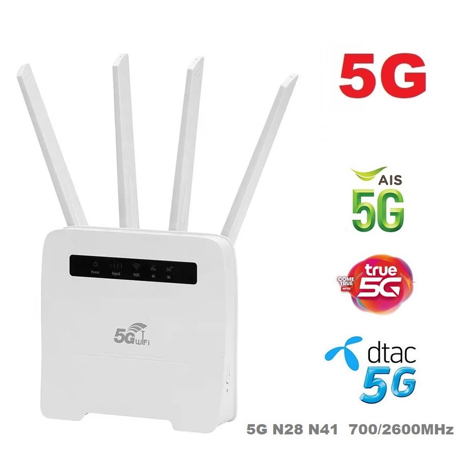 5G CPE Router PRO SMART 2.2Gbps รองรับ 5G 4G 3G AIS, DTAC,TRUE ,NT ...