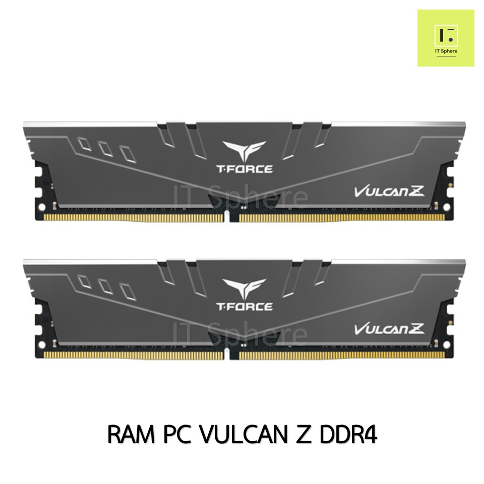 Ram T-force Vulcan Z 8GB 16GB 32GB 8x1GB 8x2GB 16x1GB Bus 2666 3200 แรม ...