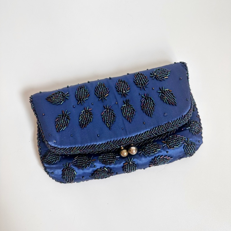 คลัทช์ลูกปัดออกงานวินเทจ | Shopee Thailand