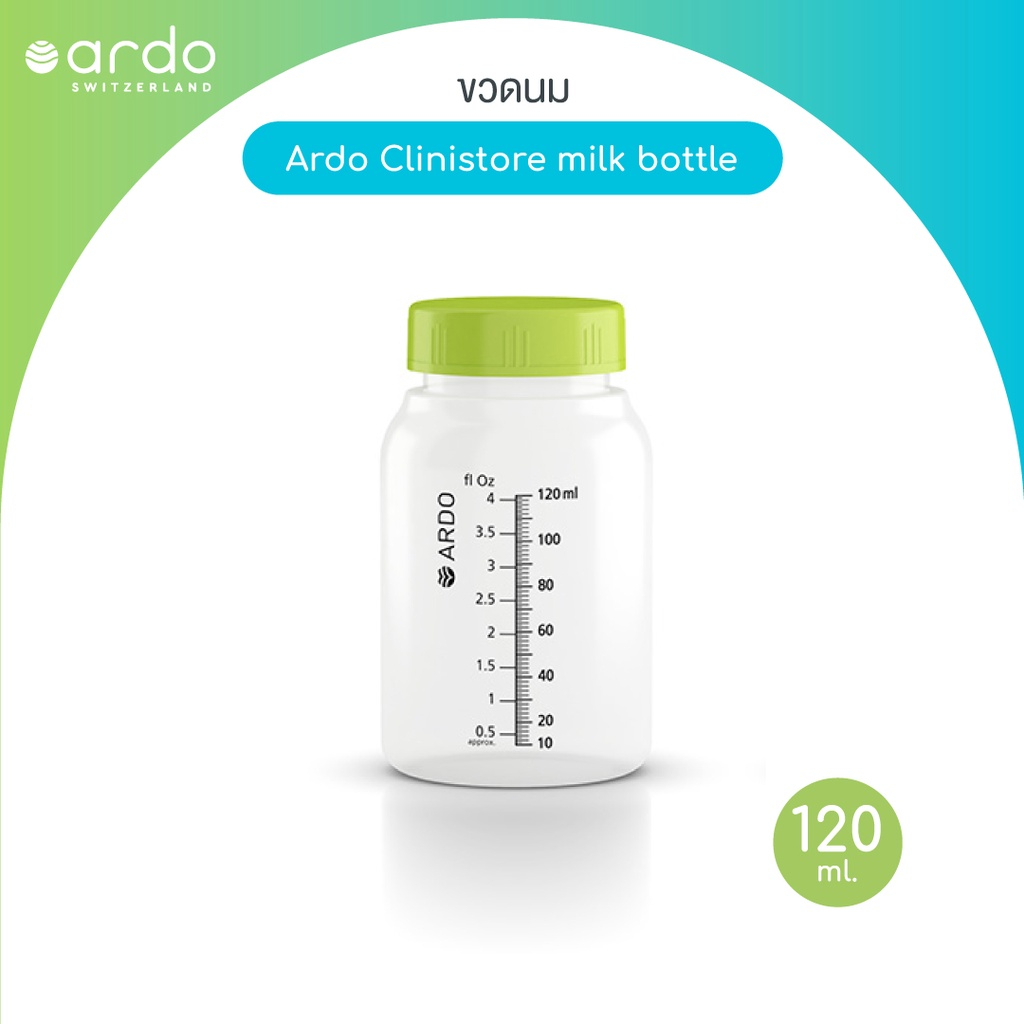 Ardo Clinistore milk bottle ขวดนมขนาด 50 , 80 , 120 , 240 ml BPA FREE ...