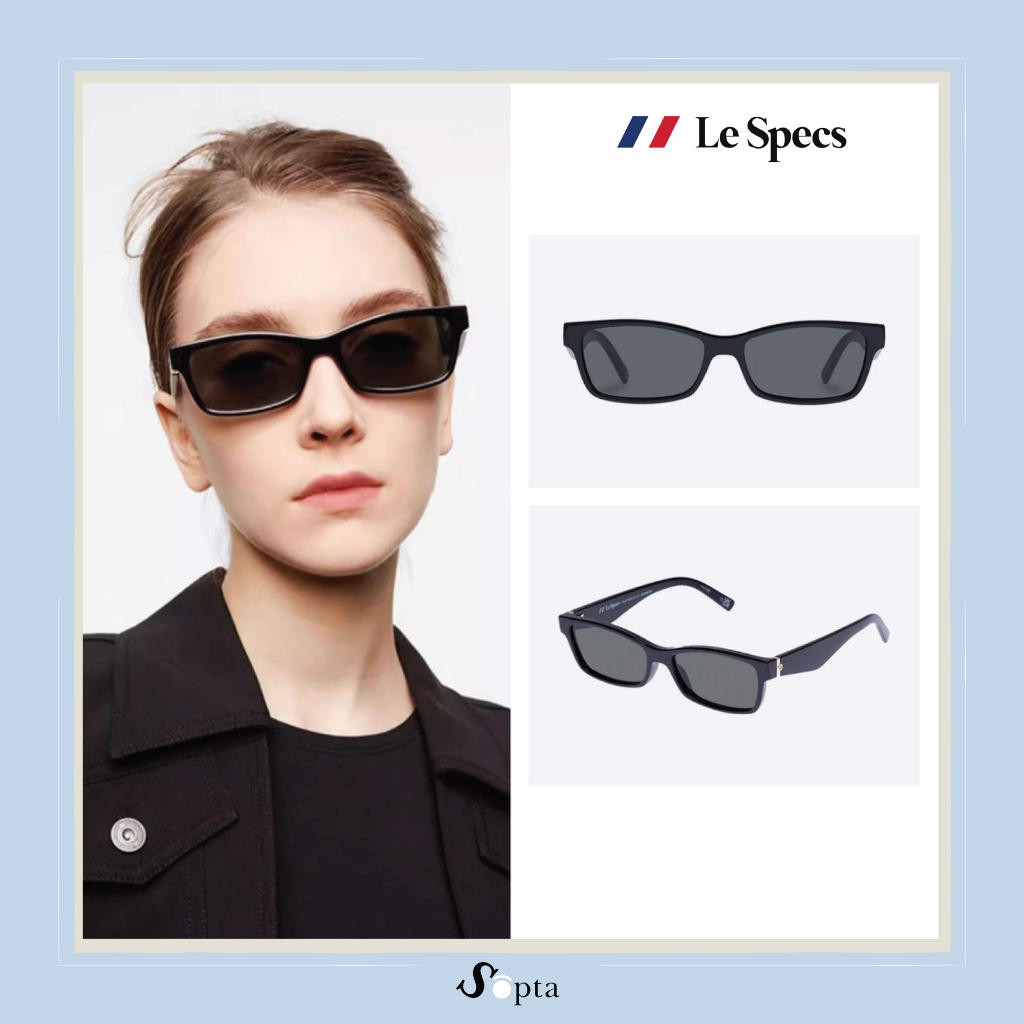 Lespecs แว่นกันแดด Le specs รุ่น PLATEAUX สี BLACK🖤 | Shopee Thailand