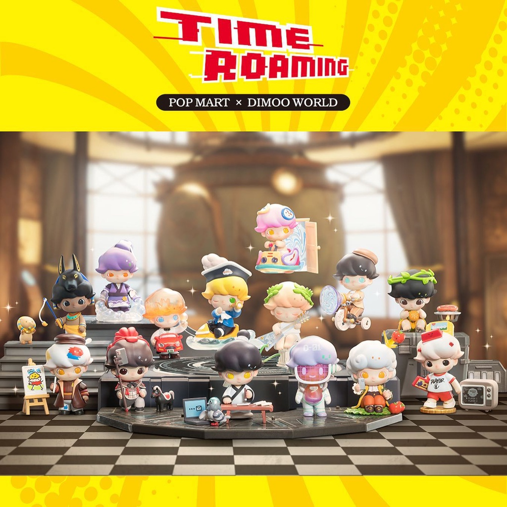 (พร้อมส่งจากไทย) POP MART DIMOO Time Roaming series ดีมู่ ของแท้ เช็ค ...
