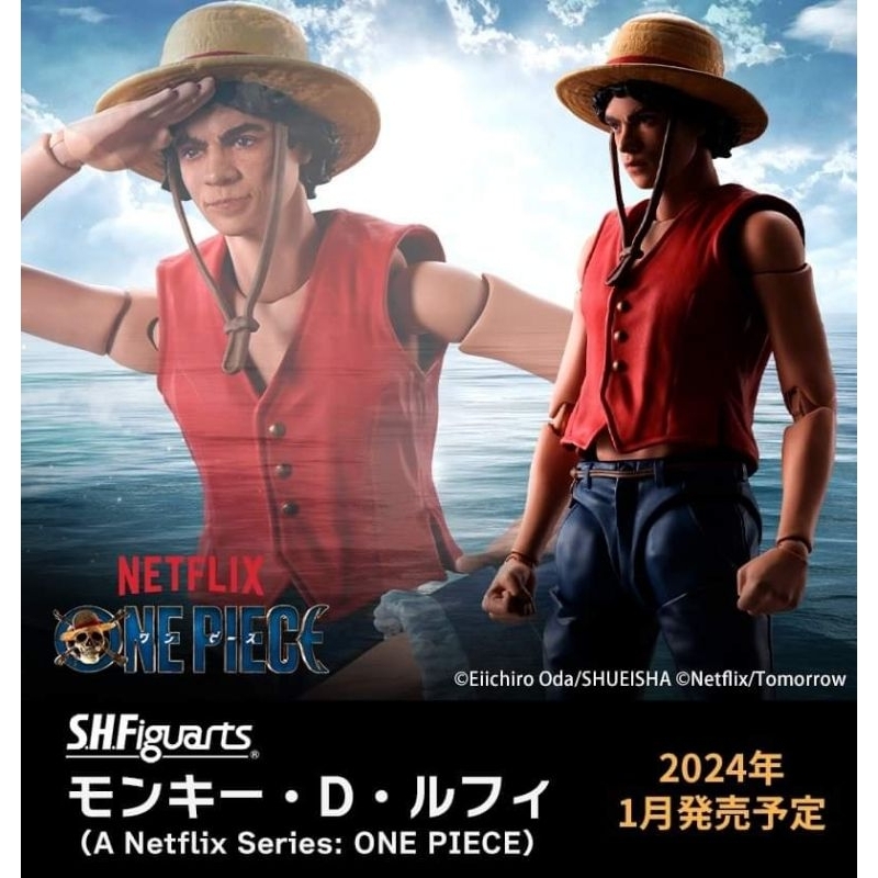 ☣️ NEW Monkey D Luffy Netflix Series Live Action SHF Figuarts S.H ...