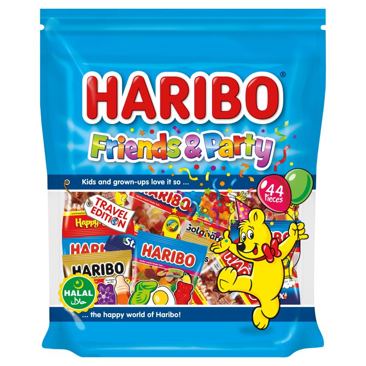 Haribo Friends & Party Multypack Size รวมรส 4 แบบ มี 44 ห่อเล็ก ใน 1 ...