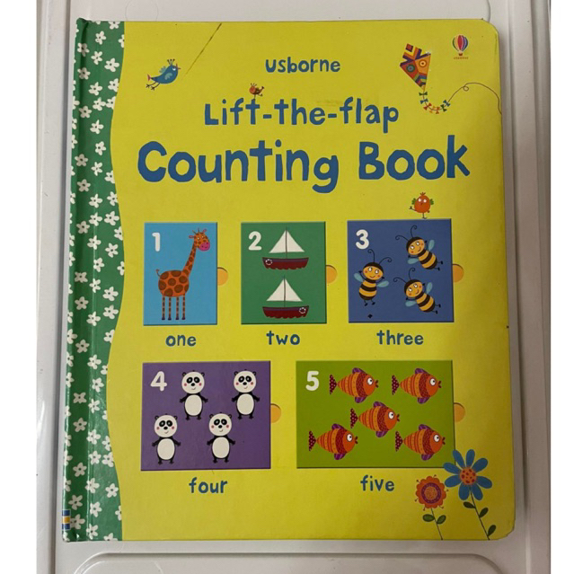 LIFT-THE-FLAP COUNTING BOOK หนังสือภาษาอังกฤษสำหรับเด็ก มือสอง ปกแข็ง ...