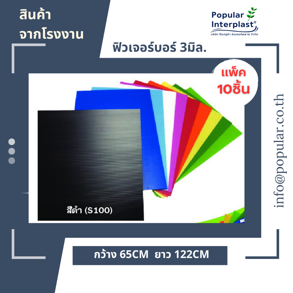 ฟิวเจอร์บอร์ด Future Board ขนาด:65x122cm หนา3mm.[แพ็ค10แผ่น] สินค้าผลิต ...