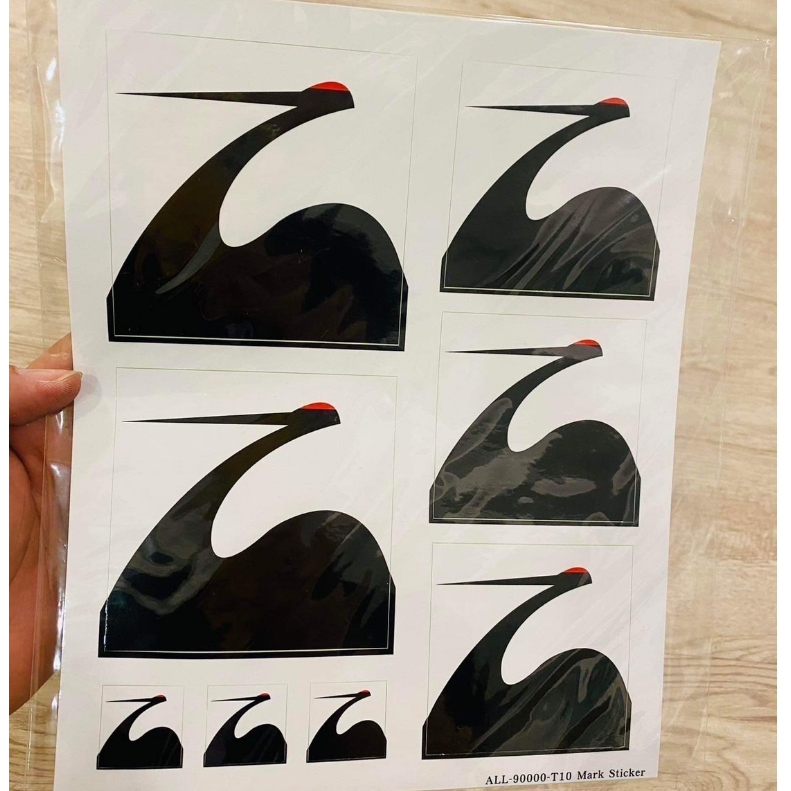 SPOON Mark Sticker สติ๊กเกอร์นกสปูน นกกระเรียน แท้ นำเข้าจากประเทศ ...