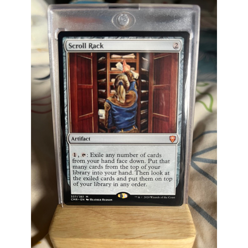 การ์ด MTG Scroll Rack Artifact EDH magic the gathering รุ่น CMR สภาพ Nm ...