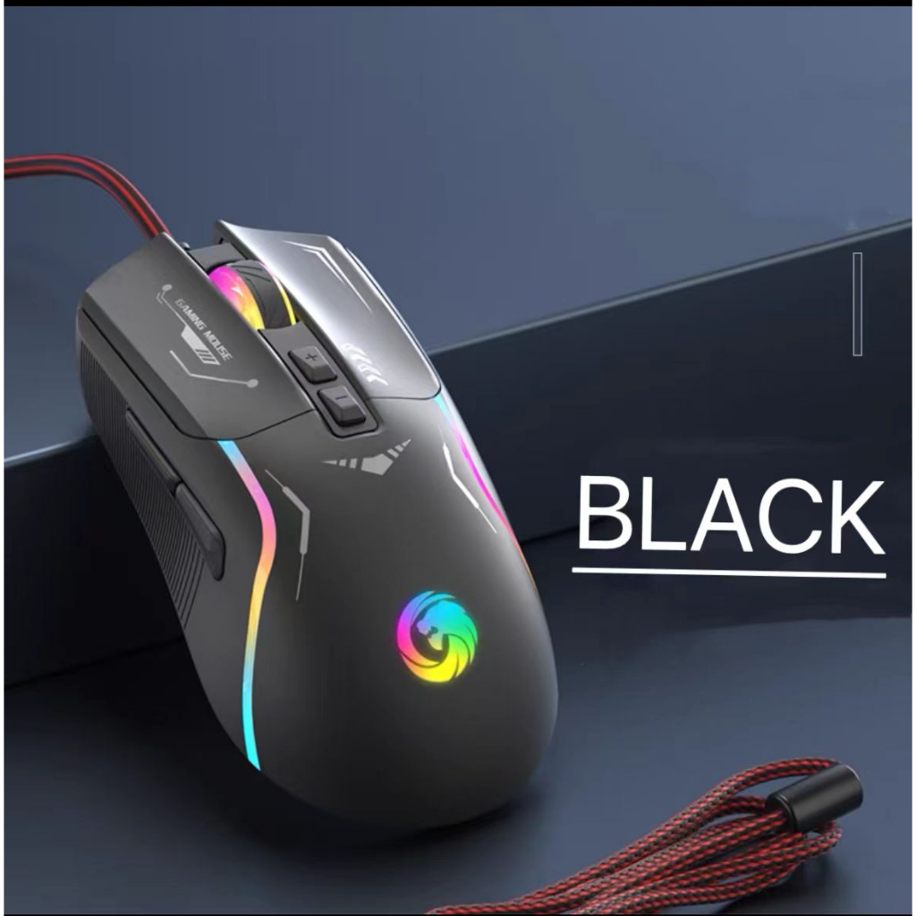 พร้อมส่ง เมาส์เกมมิ้ง Gaming Mouse RGB MOUSE มีสาย เมาส์ mous | Shopee ...