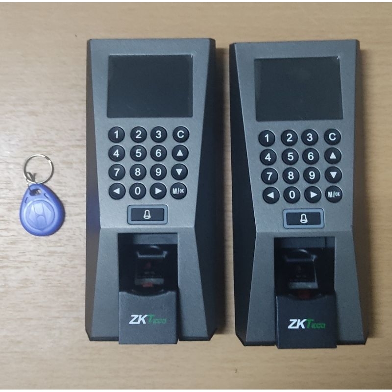 เครื่องสแกนลายนิ้วมือ Zkteco รุ่น F18+ (ไม่ติดล็อค) สแกนคีย์การ์ด / ลายนิ้วมือ / พาสเวิร์ด ...