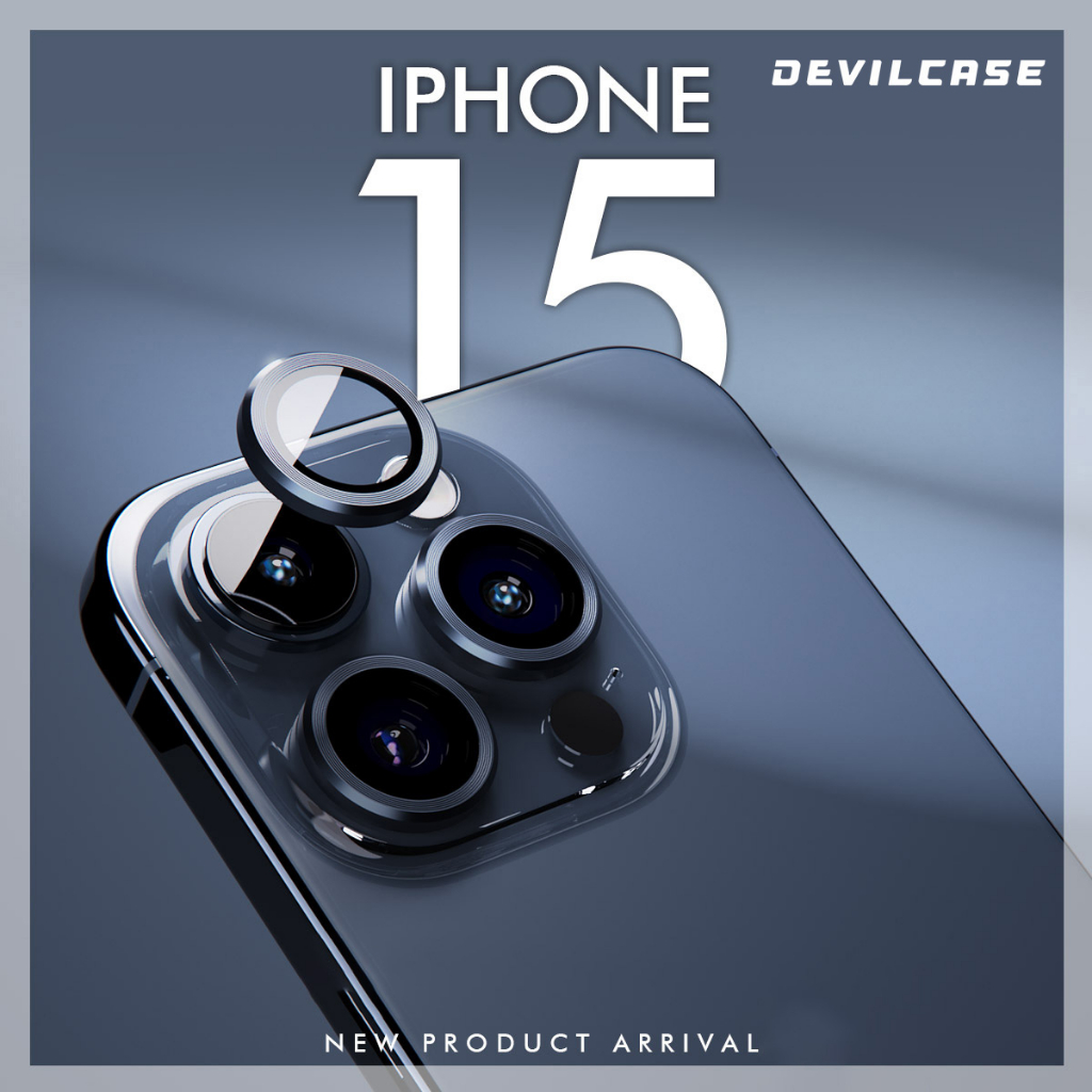 DEVILCASE Sapphire Lens กระจกกันรอย ที่ครอบเลนส์ ขอบเลนส์กล้อง iPhone 15 Pro Max | Shopee Thailand