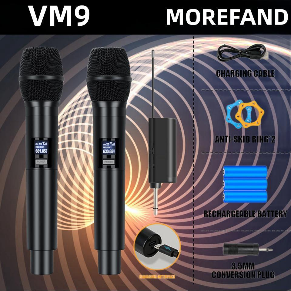 VM9,wireless microphone) ไมค์ ลอย ไร้ สาย,ไมโครโฟนไร้สาย,ไมค์โครโฟน,ไมค์ลอยเสียงดี,ไมค์ร้องเพลง ...