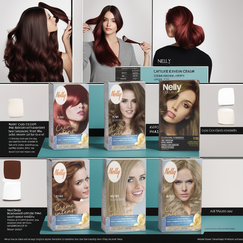 ครีมเปลี่ยนสีผมเนลลี่ Nelly Hair Color Cream | Shopee Thailand