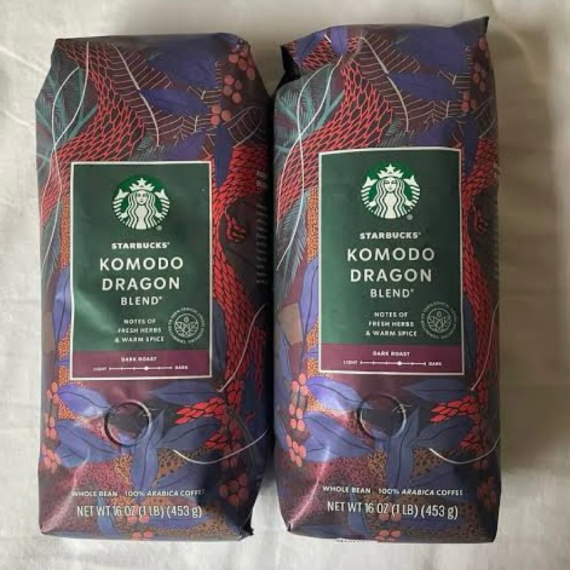 STARBUCK Komodo Dragon Blend (Dark Roast) ปริมาณ 250 กรัม | Shopee Thailand