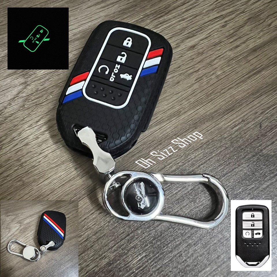 เคสรีโมทรถ Honda Smart Key Gen 10 ปุ่มมีสารเรืองแสง (Luminescence 3D ...