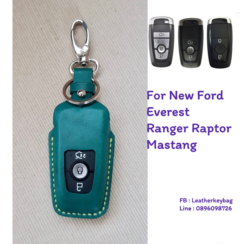 Keycase (New Ford) Everest/Raptor/Ranger ซองรีโมทหนังแท้ ฟอร์ด | Shopee ...