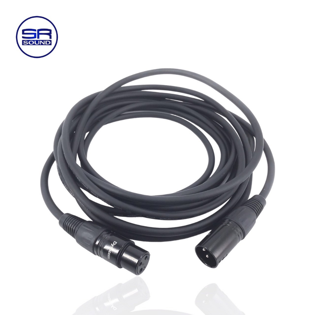 ฟรีค่าส่ง DYNACOM J021 สายไมค์สเตอร์ แคนนอนผู้/เมีย XLR สายยาว 20 เมตร ...