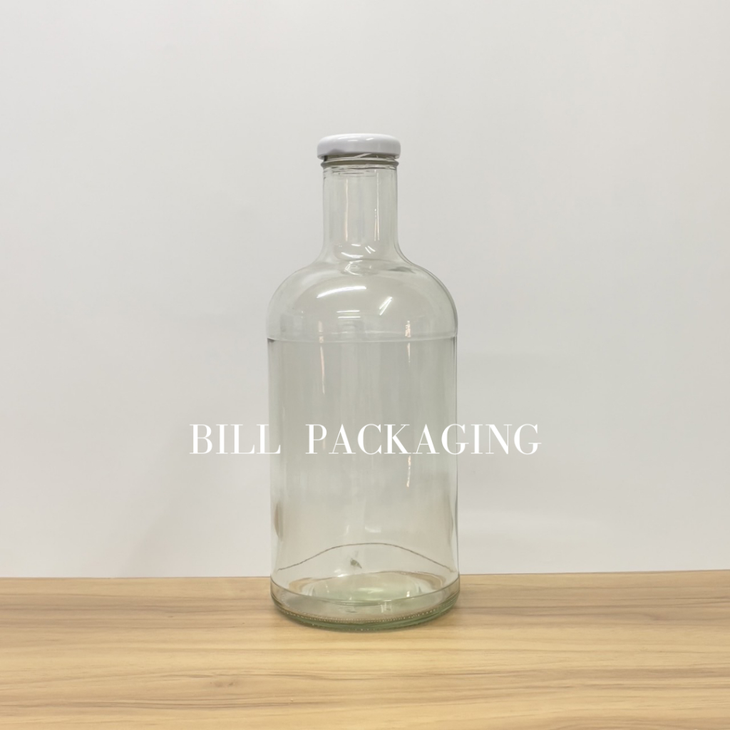 ขวดแก้วกระบอกคอยาว 1,000ml. (1L) พร้อมฝาเกลียวล็อค 38mm. (ฝา4สี) | Shopee Thailand