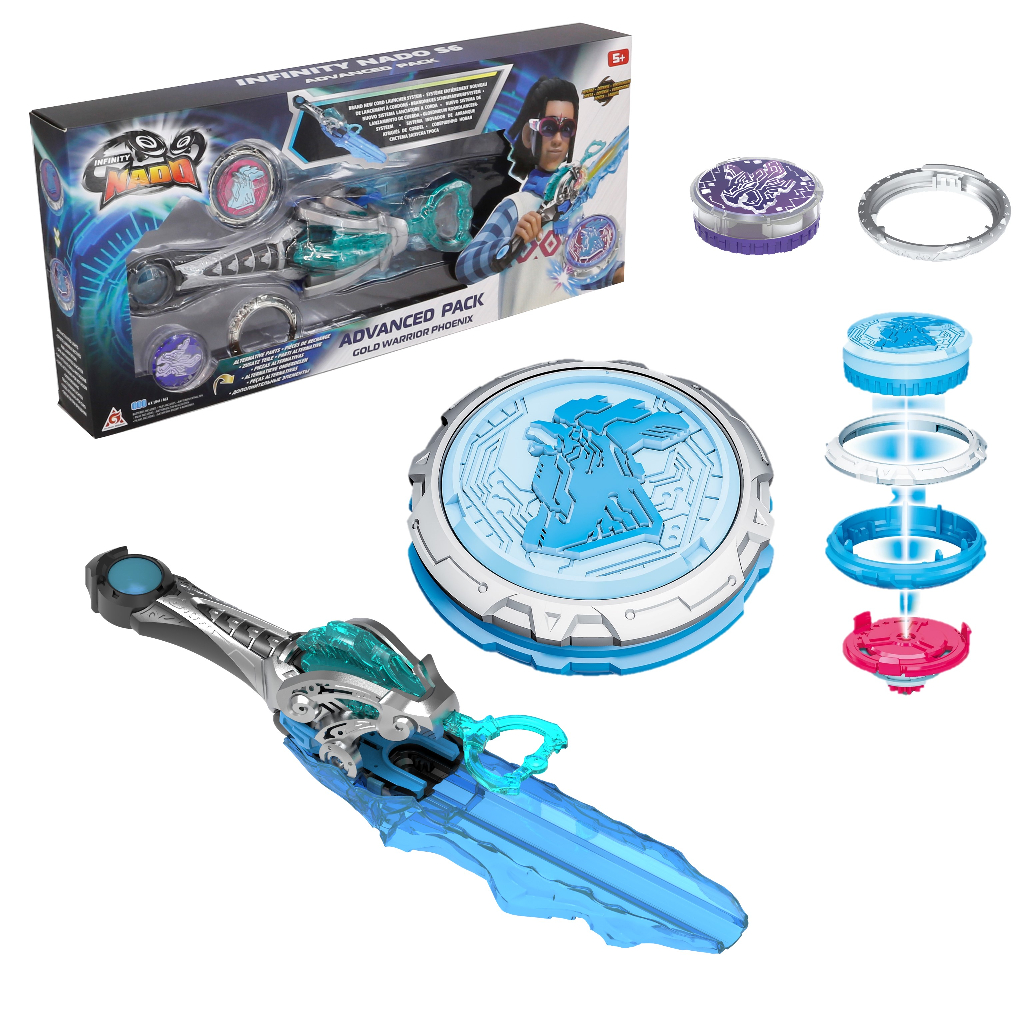 Infinity Nado 6 Advanced Pack - Gold Warrior Phoenix นาโด้ดาบลูกข่าง ...