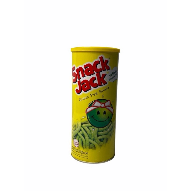 Snack jack Green Pea Snack สแน๊คแจ๊ค 115g 1 กระป๋อง/น้ำหนักสุทธิ 115g ...