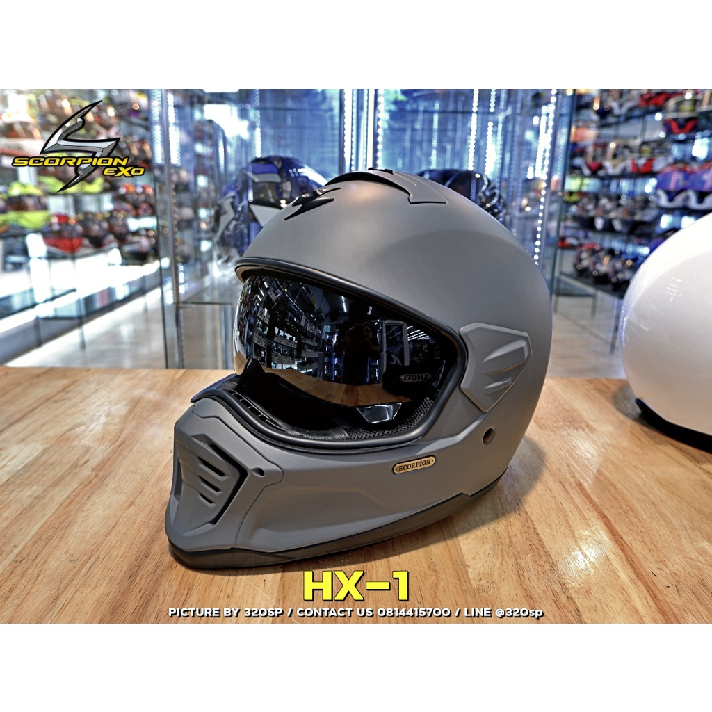 หมวกกันน็อค SCORPION HX-1 ของใหม่ ส่งไว!!! | Shopee Thailand