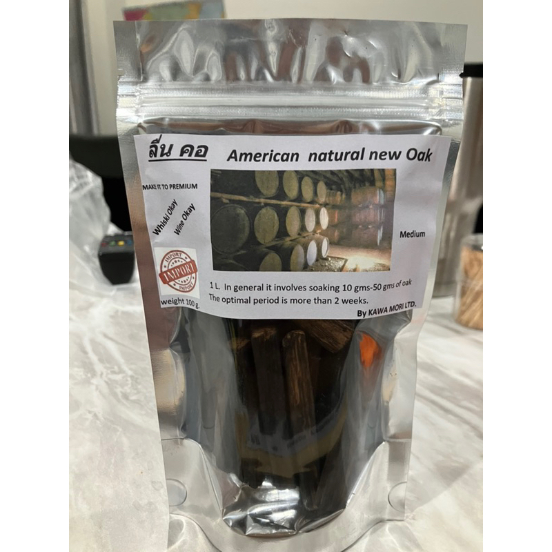 เกล็ดไม้โอ๊ค แบบแท่ง เกรด พรีเมียม AAA สำหรับบ่ม whiskyและwine ของแท้ ...