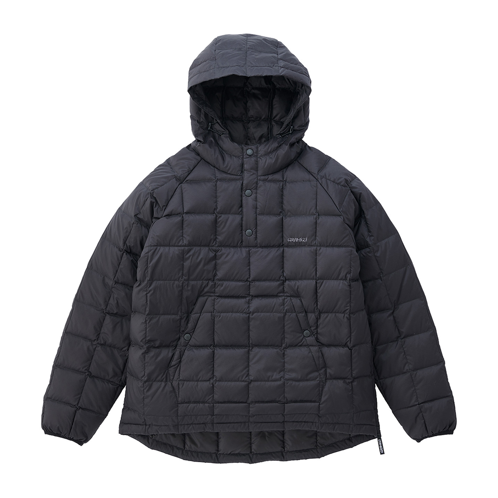Gramicci เสื้อเสื้อแจ็คเก็ต รุ่น UNISEX DOWN PULLOVER JACKET BLACK | Shopee Thailand
