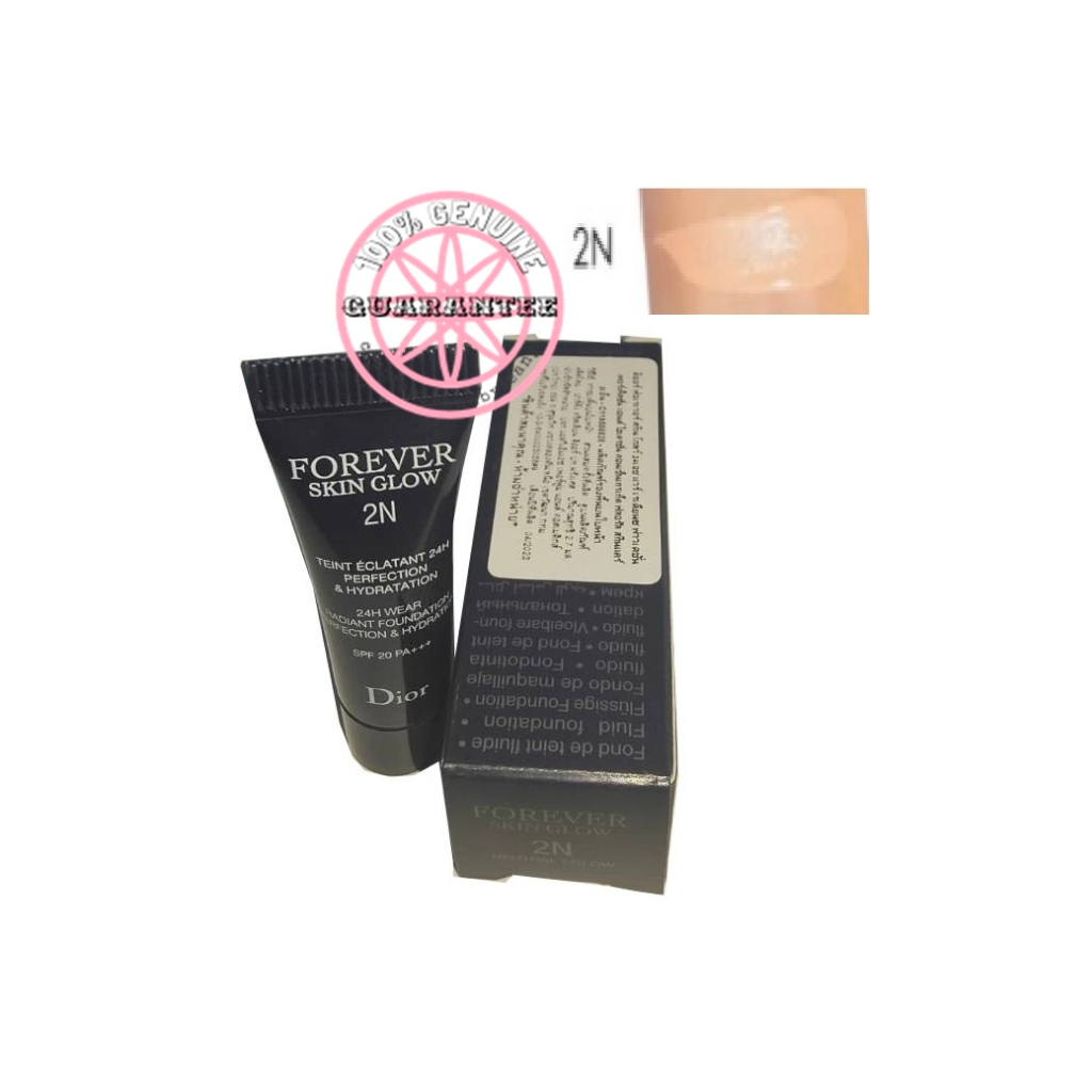 ป้ายไทย ของแท้ DIOR Forever Skin Glow Foundation SPF20PA+++ 2.7mL | Shopee Thailand