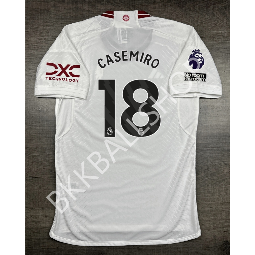 [Player] - เสื้อฟุตบอล แมนยู 3rd Third เยือนสาม 2023/24 เกรดนักเตะ พร้อมอาร์ม EPL 18 CASEMIRO ...