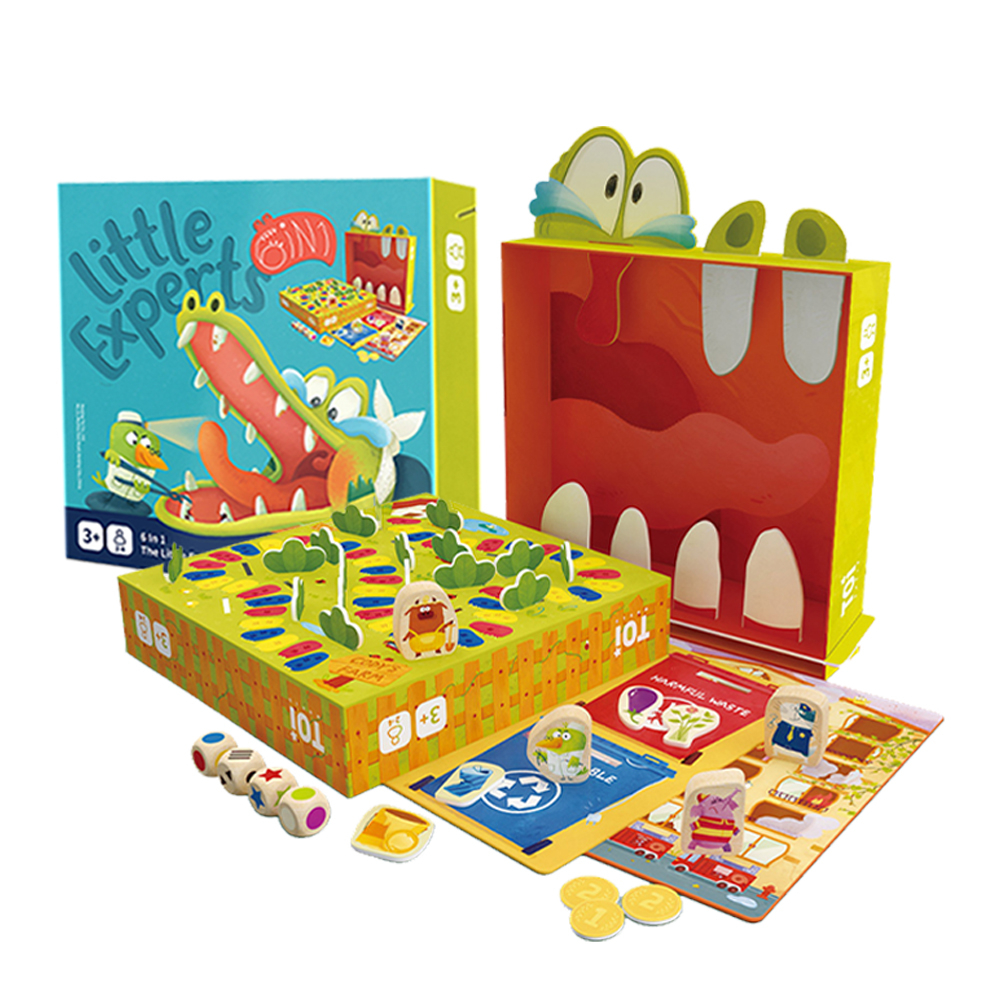 TOi - Little Experts 6 in 1 Game บอร์ดเกมสำหรับเด็กสอนเรื่องแปรงฟัน แยก ...