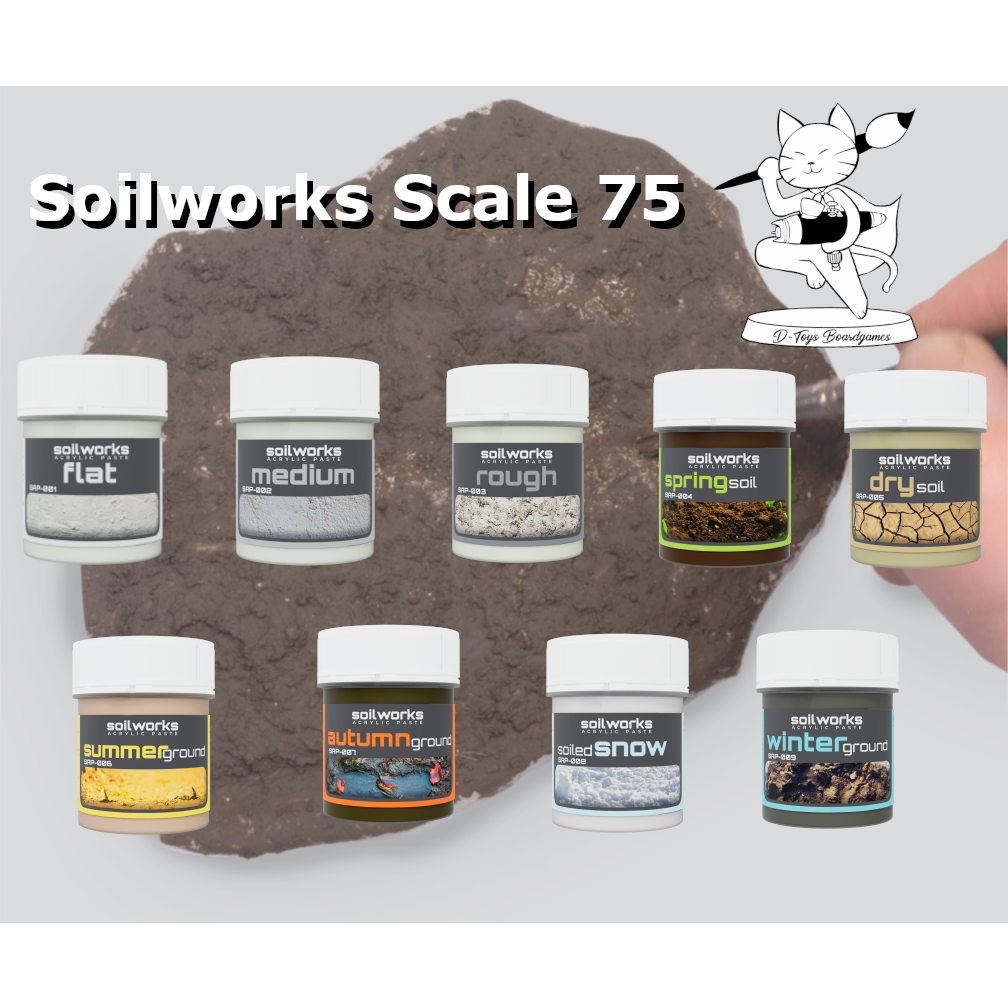 SCALE 75 SOILWORKS ชุดดินจำลองทำฉากโมเดล และโมเดล | Shopee Thailand