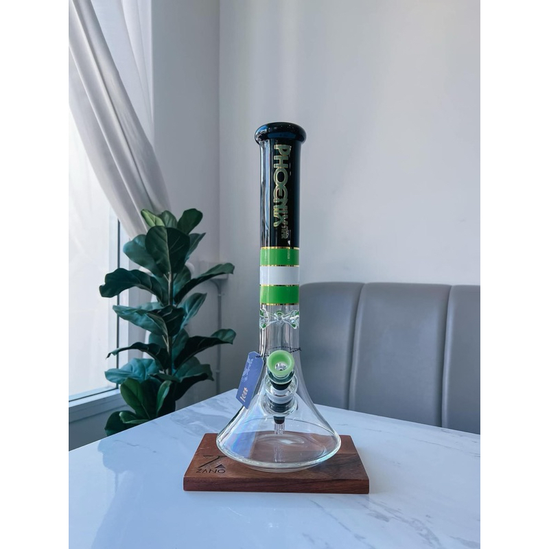 PHX Star Wide Base Beaker Bong w/ 24K Gold Line l 40 cm | Shopee Thailand