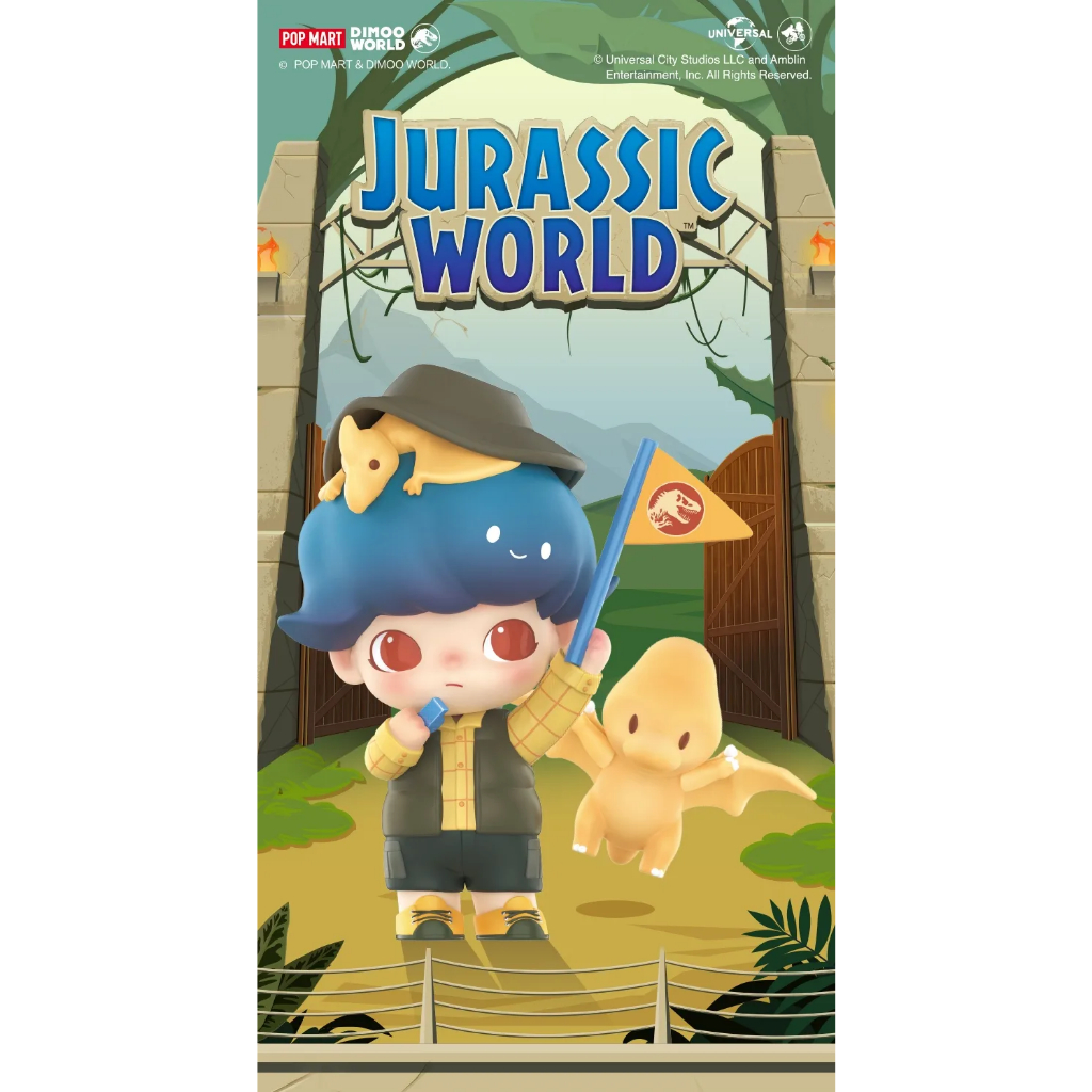 [แบบสุ่ม] กล่องสุ่ม Popmart Dimoo Jurassic World Series | Shopee Thailand