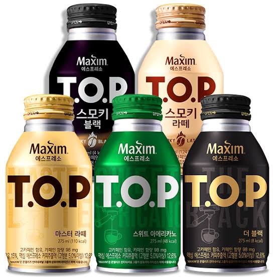 Maxim T.O.P Espresso Latte Dolce Black Coffee กาแฟเกาหลีแม็กซิม เอสเปรส ...
