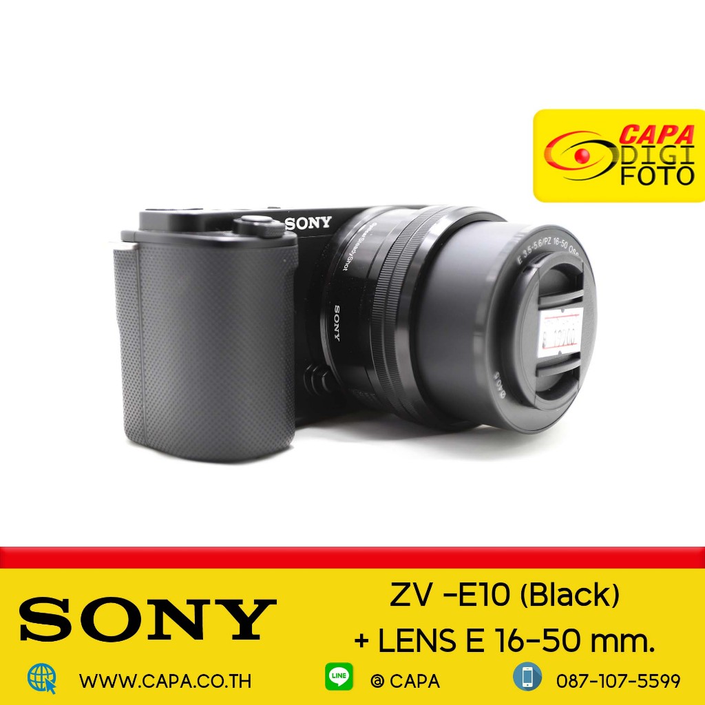 [USED] Sony ZV-E10 (Black)+ Lens 16-50mm Kit YC [Shutter 1,6XX] *With ...