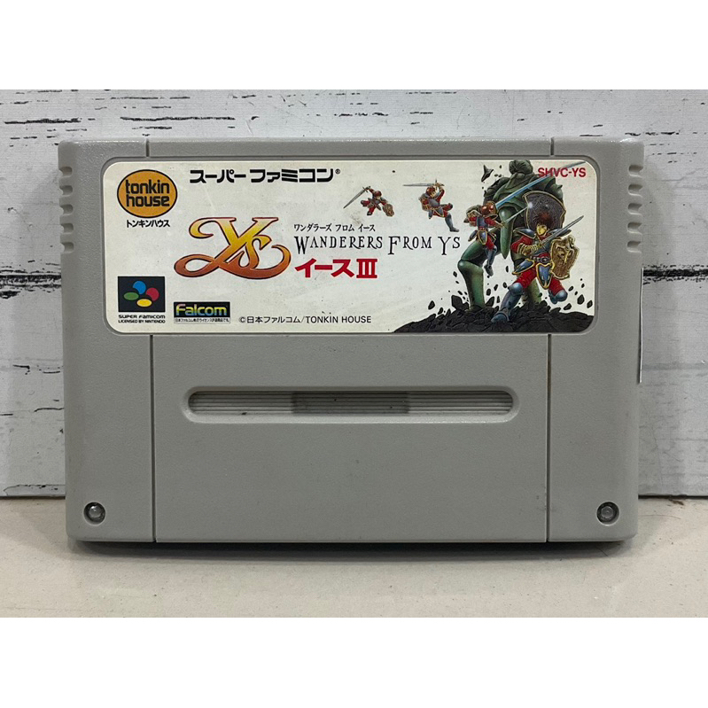 ตลับแท้ [SFC] [0416] Ys III: Wanderers from Ys (Japan) (SHVC-YS) | Shopee Thailand
