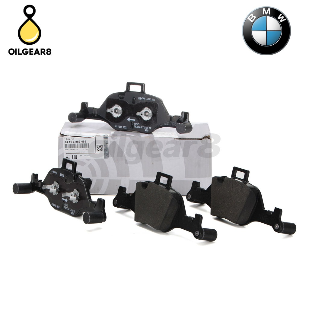 BMW แท้ ผ้าเบรคหน้า G30 G11 G12 G01 G02 G05 G06 เบอร์ 34116883469 ...
