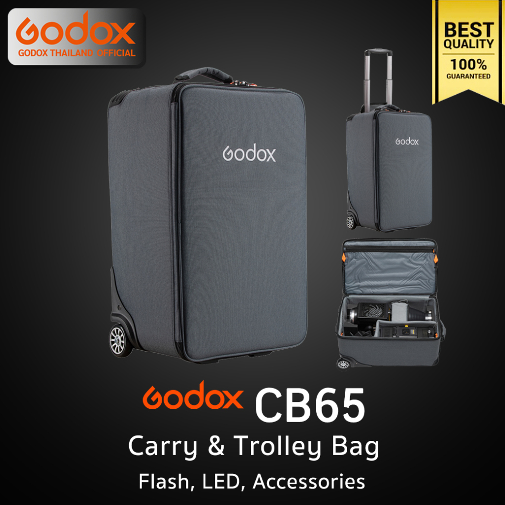 Godox Bag CB65 Carry & Trolley กระเป๋า กล้อง เลนส์ แฟลช LED และ อุปกรณ์ ...