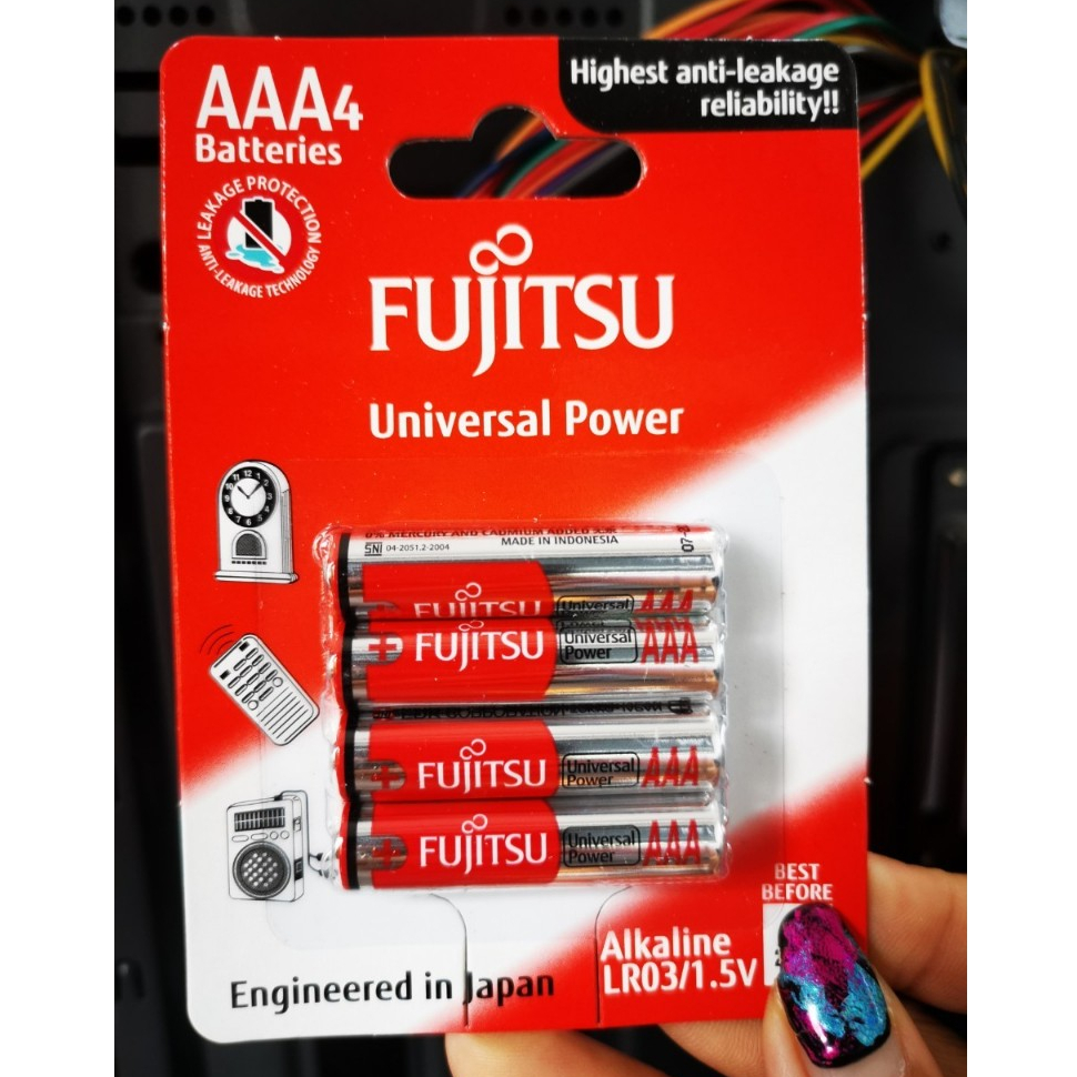 Fujitsu Alkaline AAA LR03 ถ่านอัลคาไลน์ Universal Power Battery AAA 1 ...
