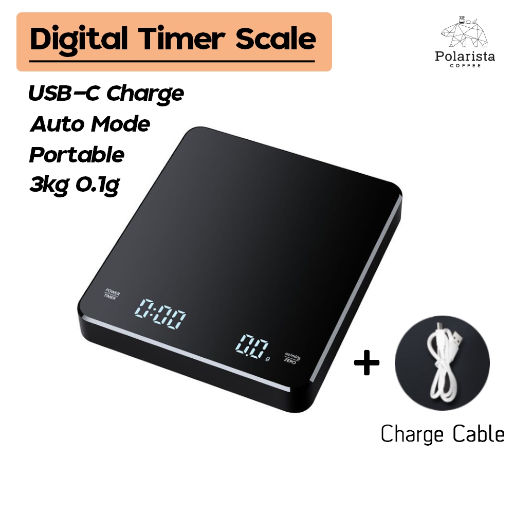 Digital Timer Scale เครื่องชั่งดิจิตอลพร้อมจับเวลา เครื่องชั่งกาแฟ ...