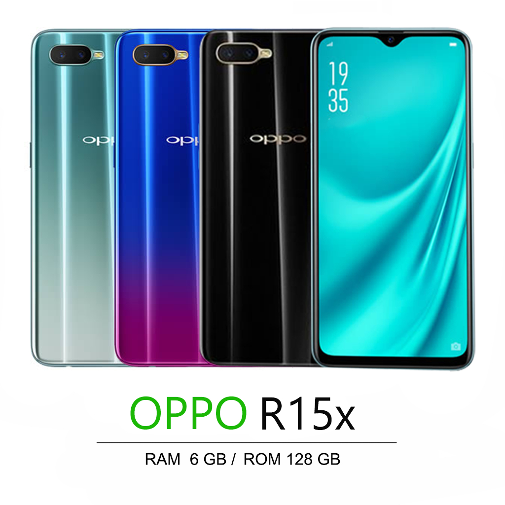 OPPO R15x (แรม 6รอม128 GB.) หน้าจอ 6.4 นิ้ว (ฟรีเคสใส+ฟิล์มกระจก) รับ ...
