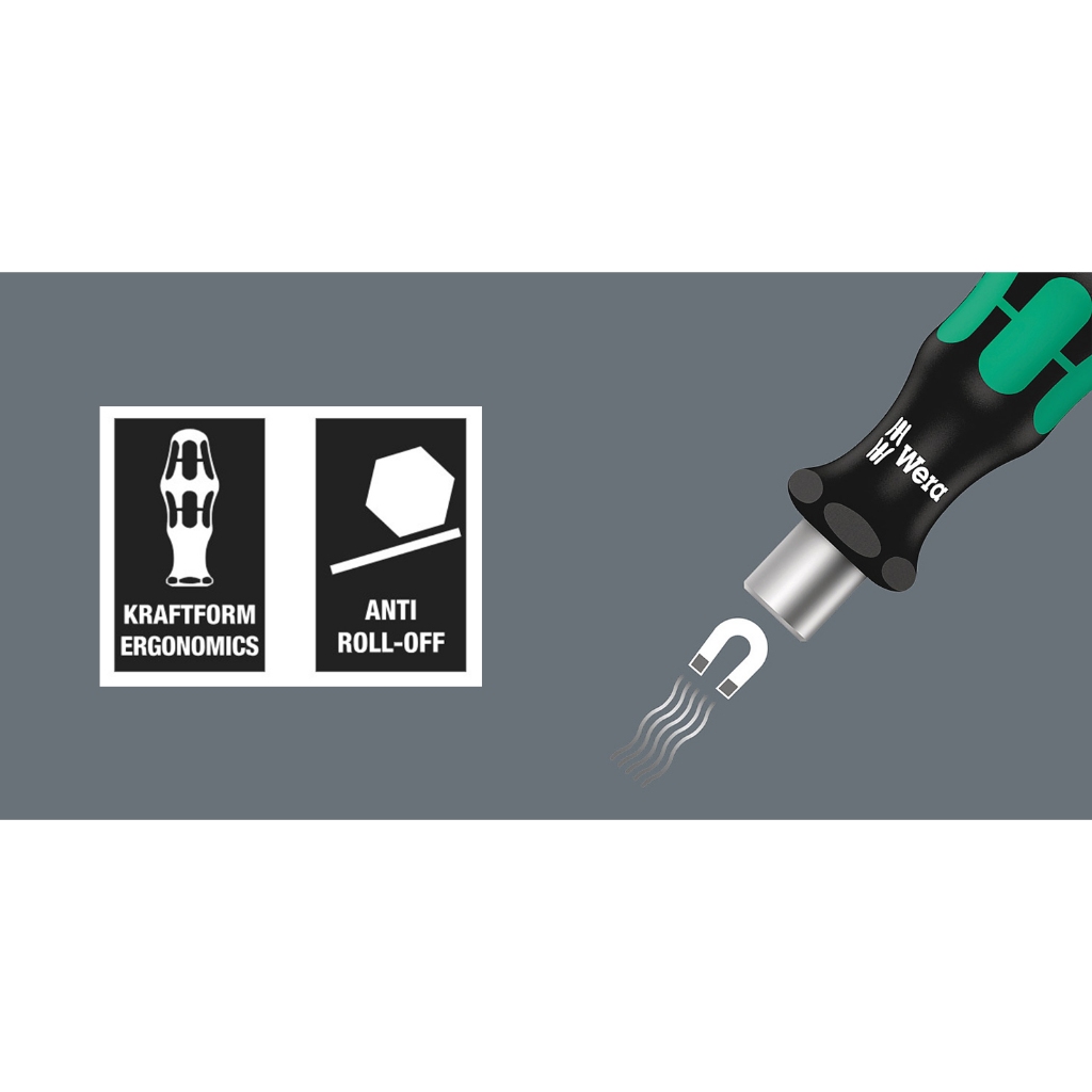 WERA ไขควงสลับหัว Kraftform 05051274001 Bit Holder 813 1/4x78 mm ...