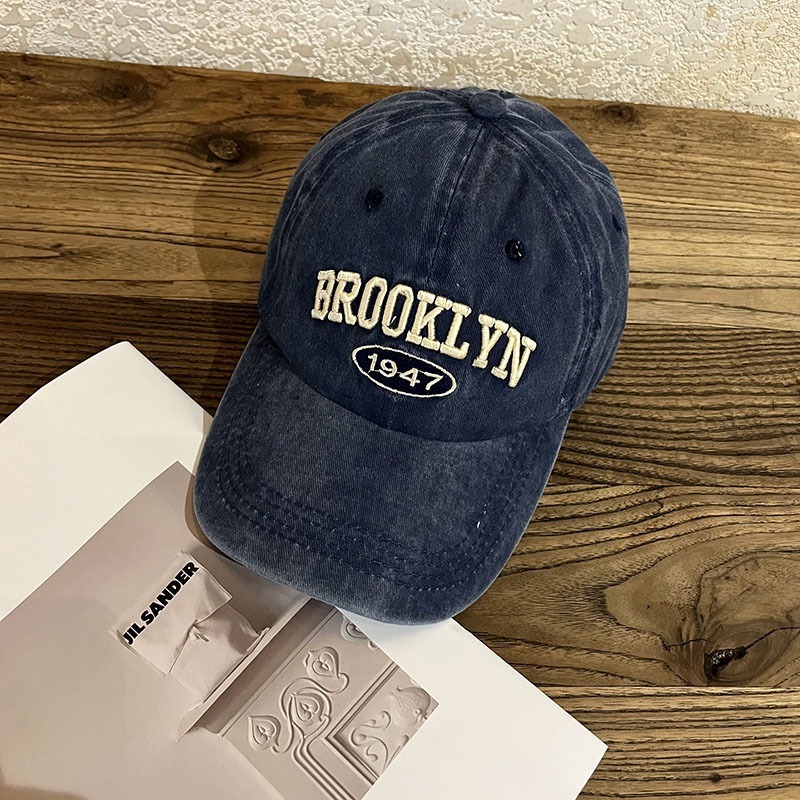 หมวกแก๊ปเบสบอลปัก BROOKLYN 1947 มี 6 สี สไตล์เกาหลี | Shopee Thailand